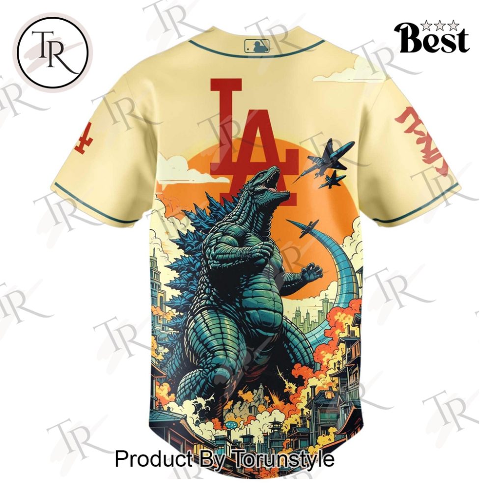 2025 Los Angeles Dodgers Godzilla New Limited Edition Baseball Jersey ...