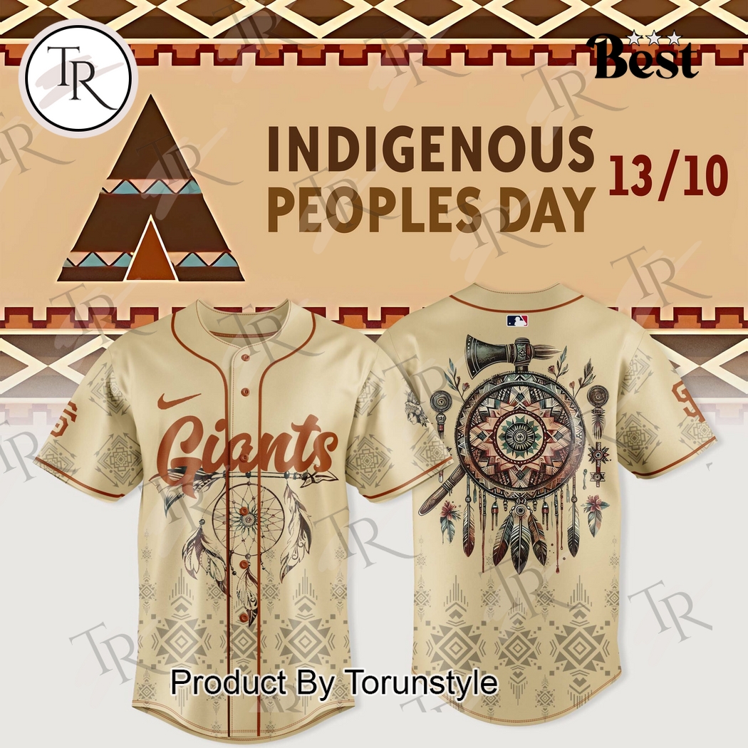 San Francisco Giants – Indigenous Peoples Day 2025 Baseball Jersey ...