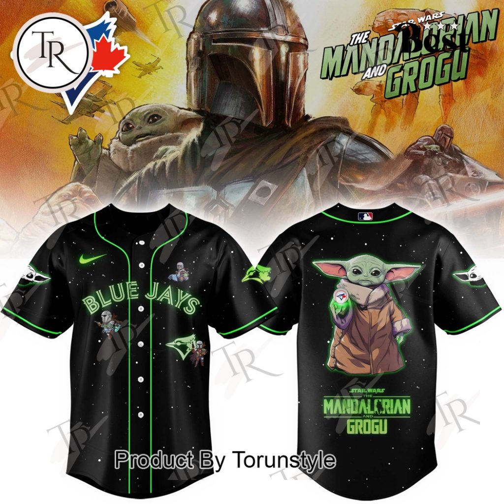 Toronto Blue Jays x Star Wars The Mandalorian & Grogu 2026 Black Jersey ...