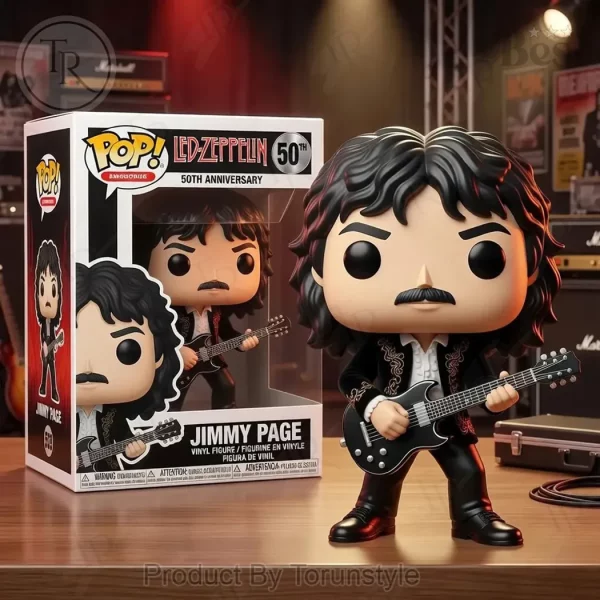 Led Zeppelin 50th Anniversary Jimmy Page Official Funko Pop! Vinyl ...